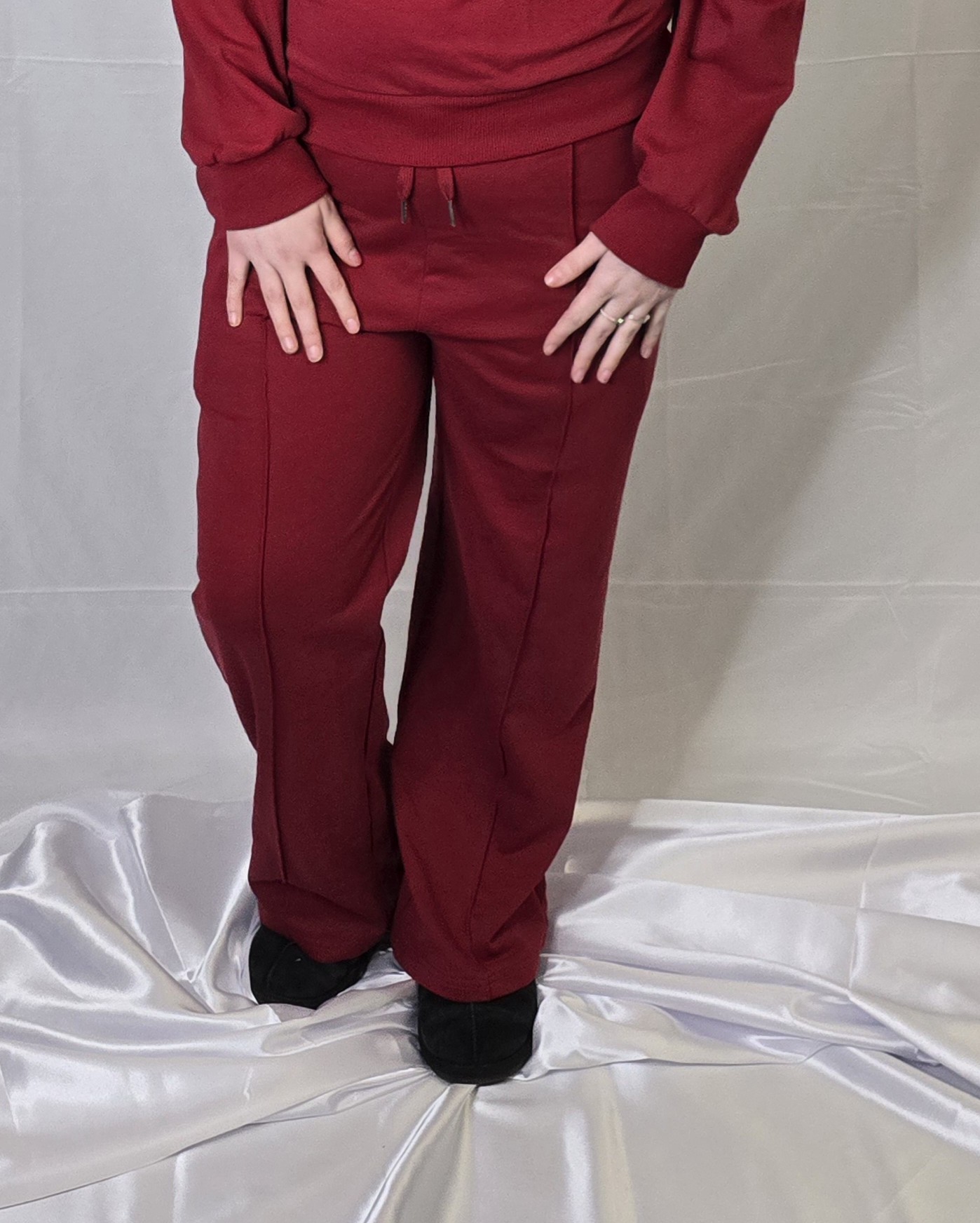 All The Comfort Sweats, Red - ABM Clothing Company, LLC